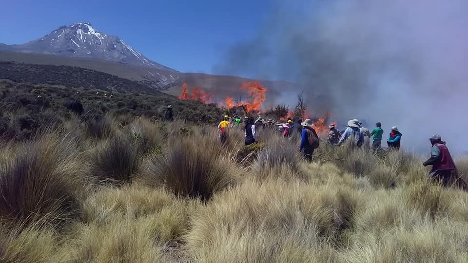 Así fue el incendio en el Distrito de Pocsi, Arequipa - Fotos más hermosas
