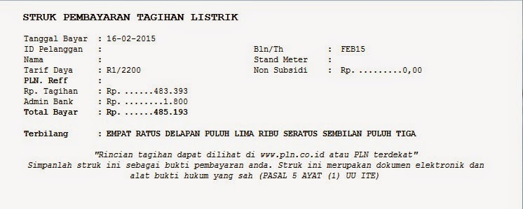 Cetak Struk OnLine