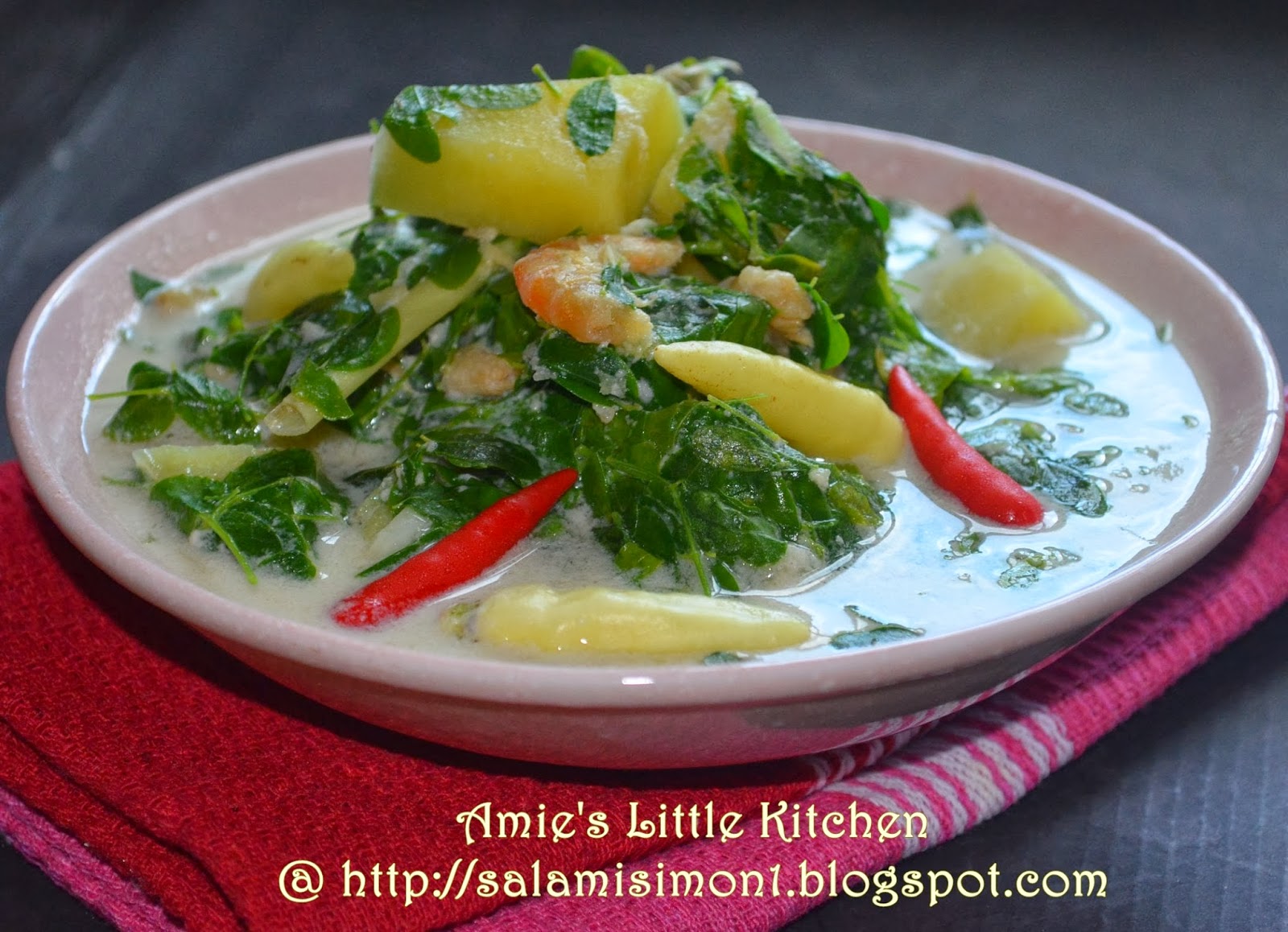 Daun Turi Masak Lemak Dengan Keledek - Amie's Little Kitchen