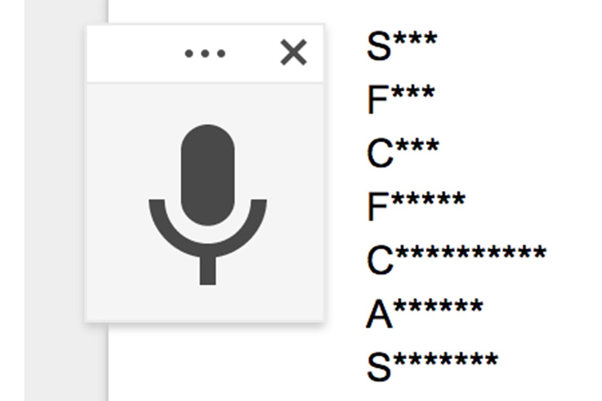 Google Docs Voice Typing Blocks Swear Words Mono live google-docs-voice-typing-blocks-swear-words-mono-live