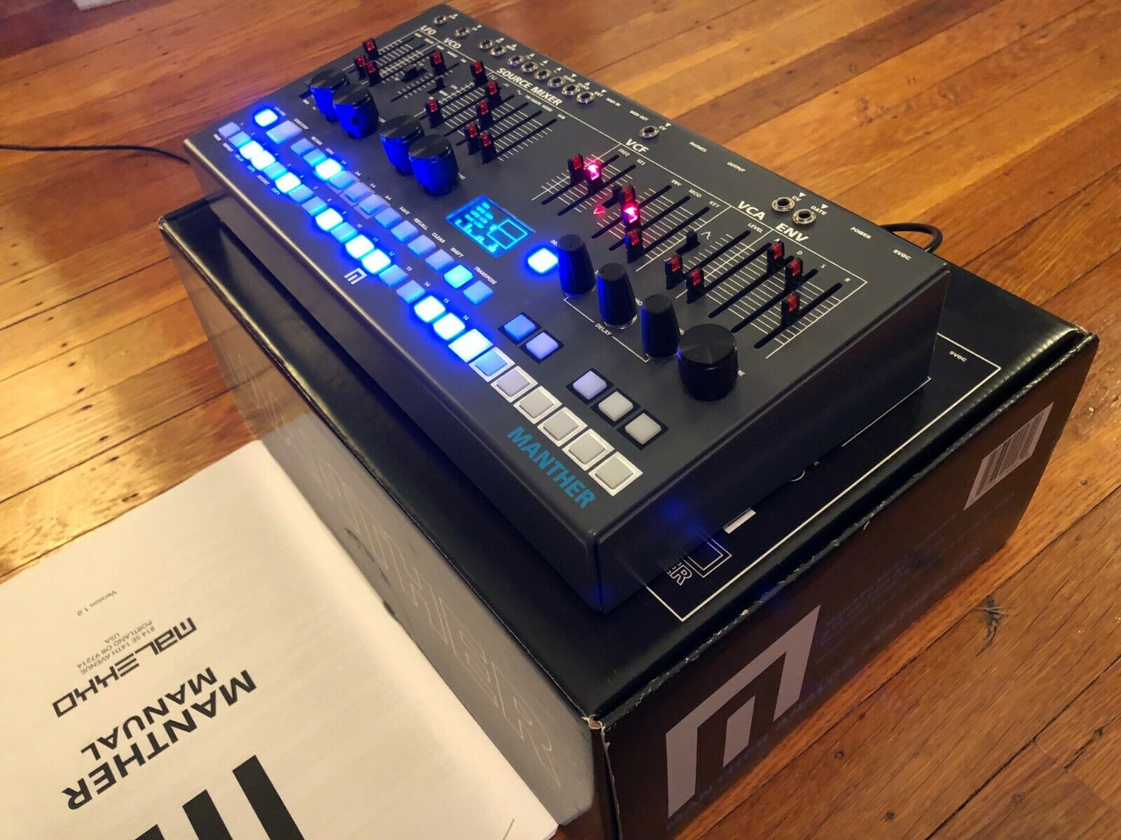 MATRIXSYNTH: Malekko Manther - Analog Synthesizer and Sequencer