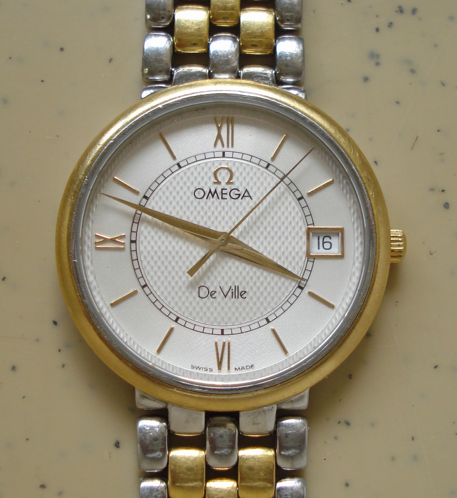 Bruno & Hancock: Men's Omega De Ville Caliber 1532 Quartz in Two Tone ...