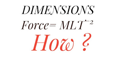 Science Lair: Dimensions : Its definition, explanation and calculations