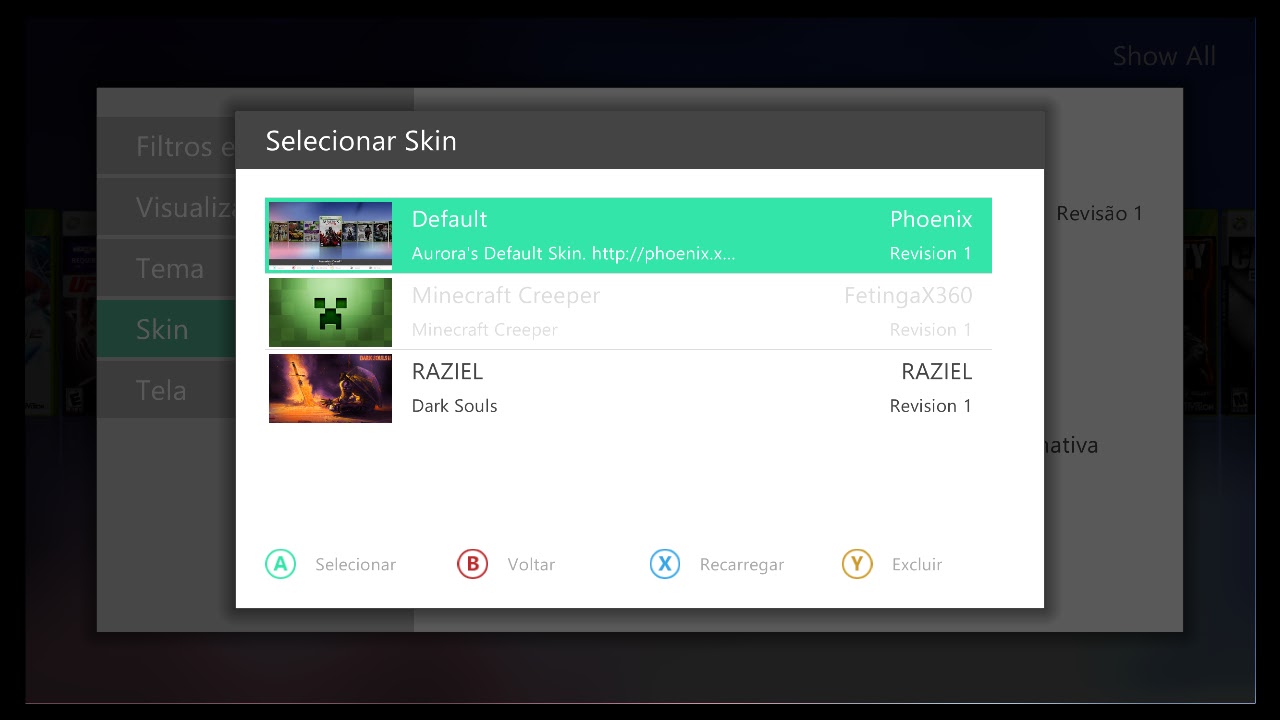 HD PARA XBOX 360 RGH / JTAG: Skins Freestyle