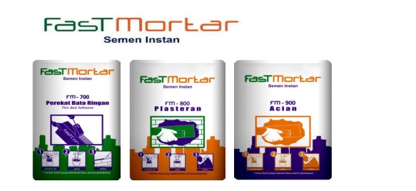 Semen Instan / Mortar kering siap pakai - Fast Mortar - MEGATruss global