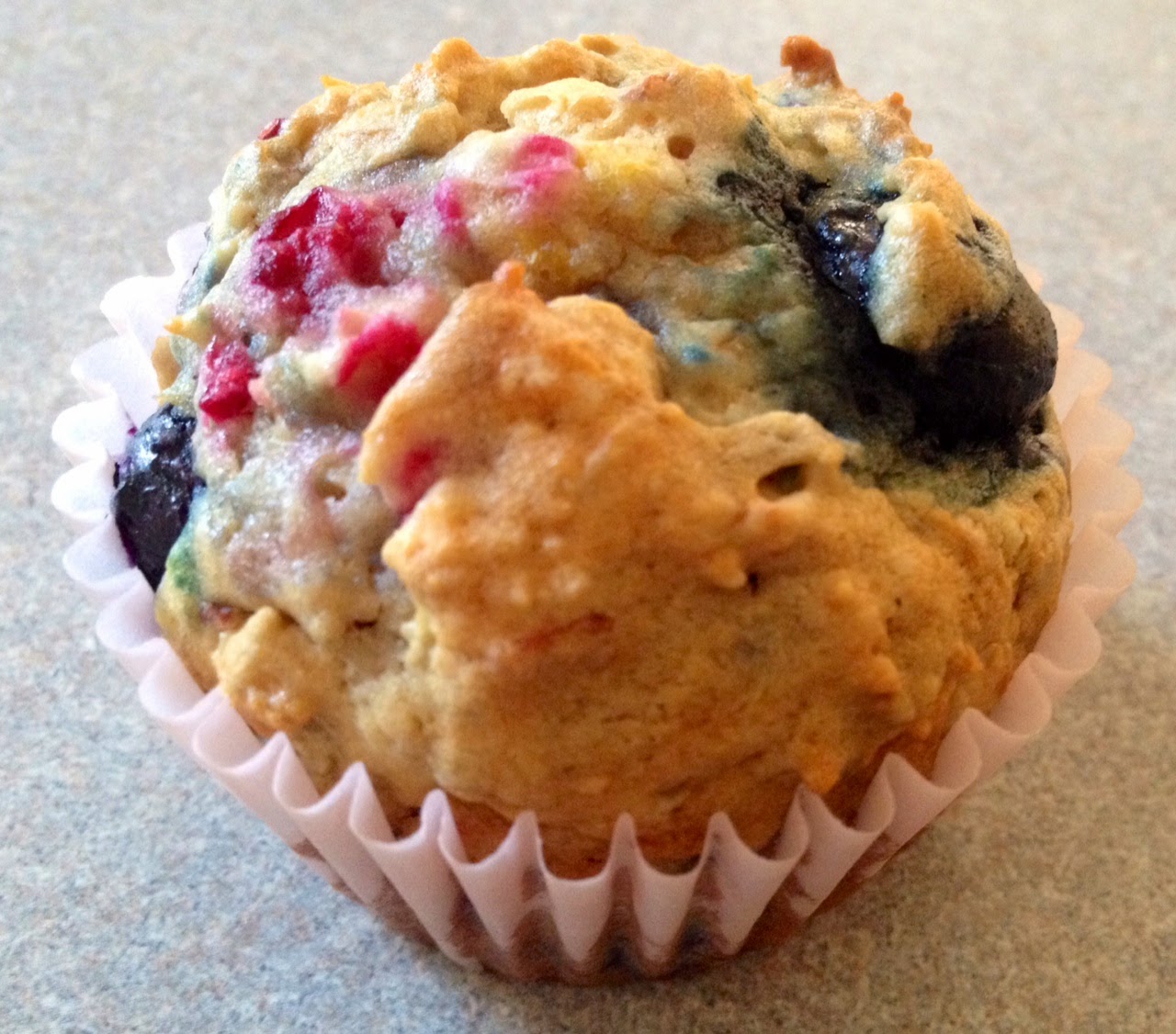 J Bird Baker: Healthy Berry Explosion Muffins