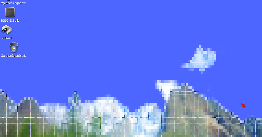 AmigaOS Aros clone on Icaros Desktop version 2.2.5