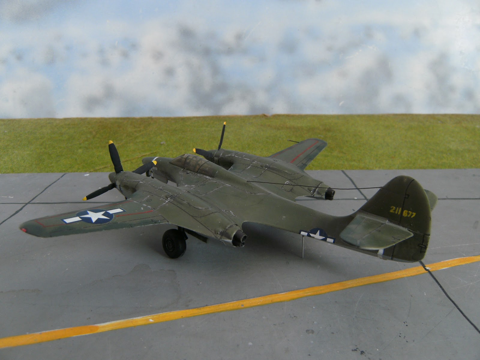 Happyscale-Modellbau: McDonnell XP-67 Bat - Anigrand resin-kit 1/72