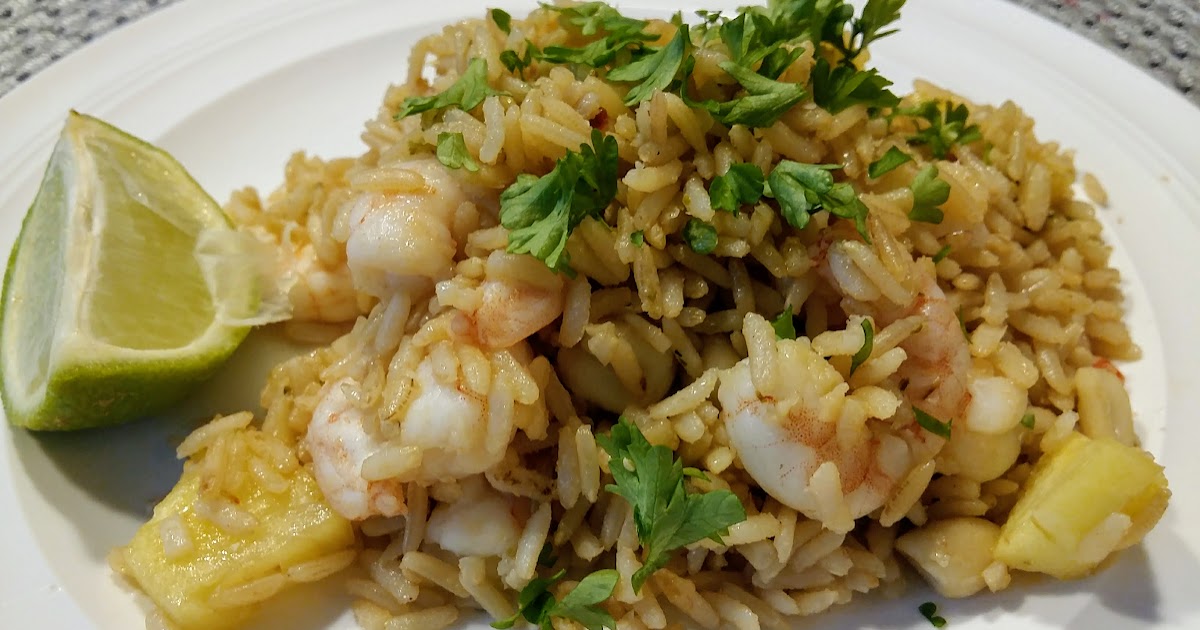 Rakt på smak med Camilla : Stekt ris med räkor och ananas
