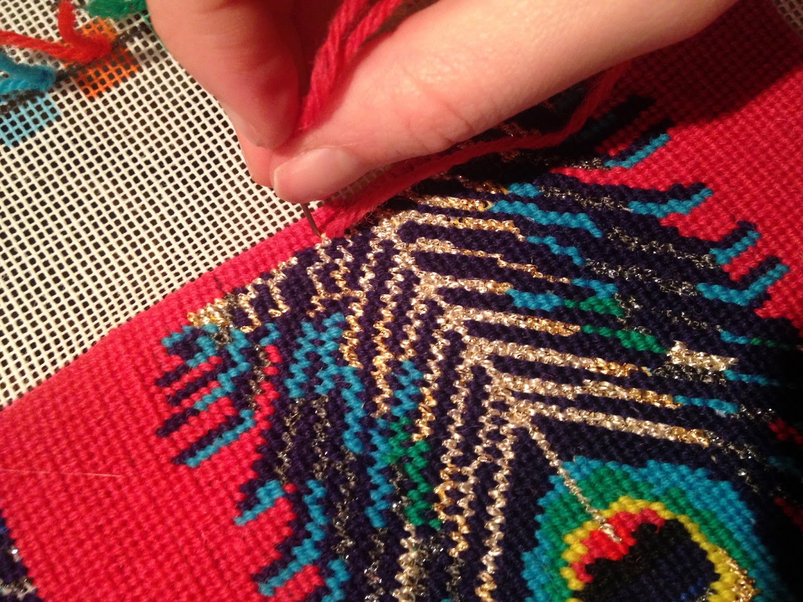 Sew Susie: Felicity Hall Peacock Clutch Bag