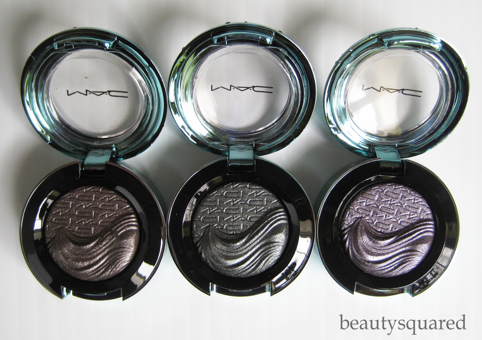 beauty squared: MAC Alluring Aquatic Extra Dimension Eye Shadows Review ...