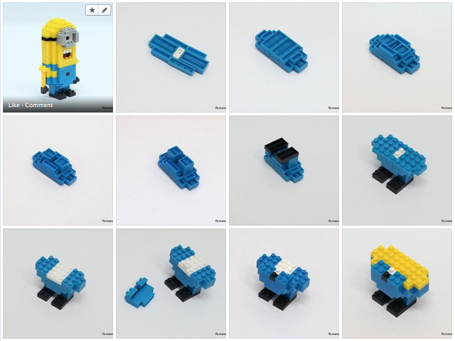 Christopher Tan: nanoblock Despicable Me Minion Build Instructions