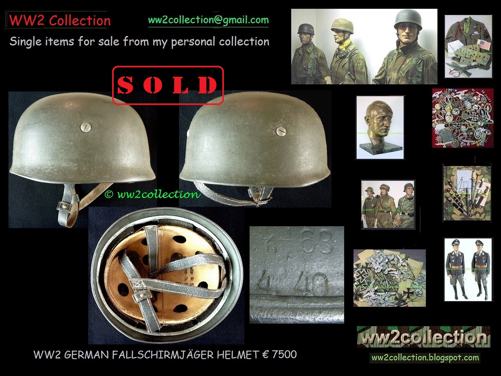 WW2 Collection Price List of my Private Collection Liquidation: WW2 ...