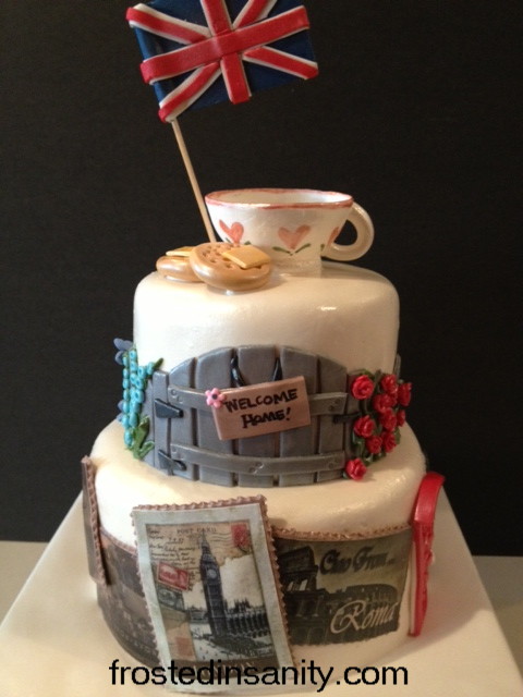 Frosted Insanity: England Cake