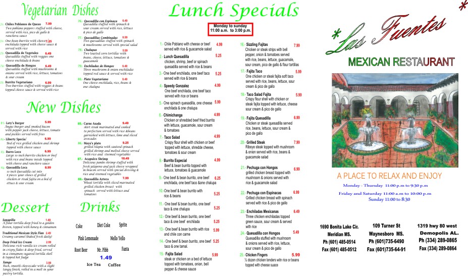 Las Fuentes Mexican Restaurant
