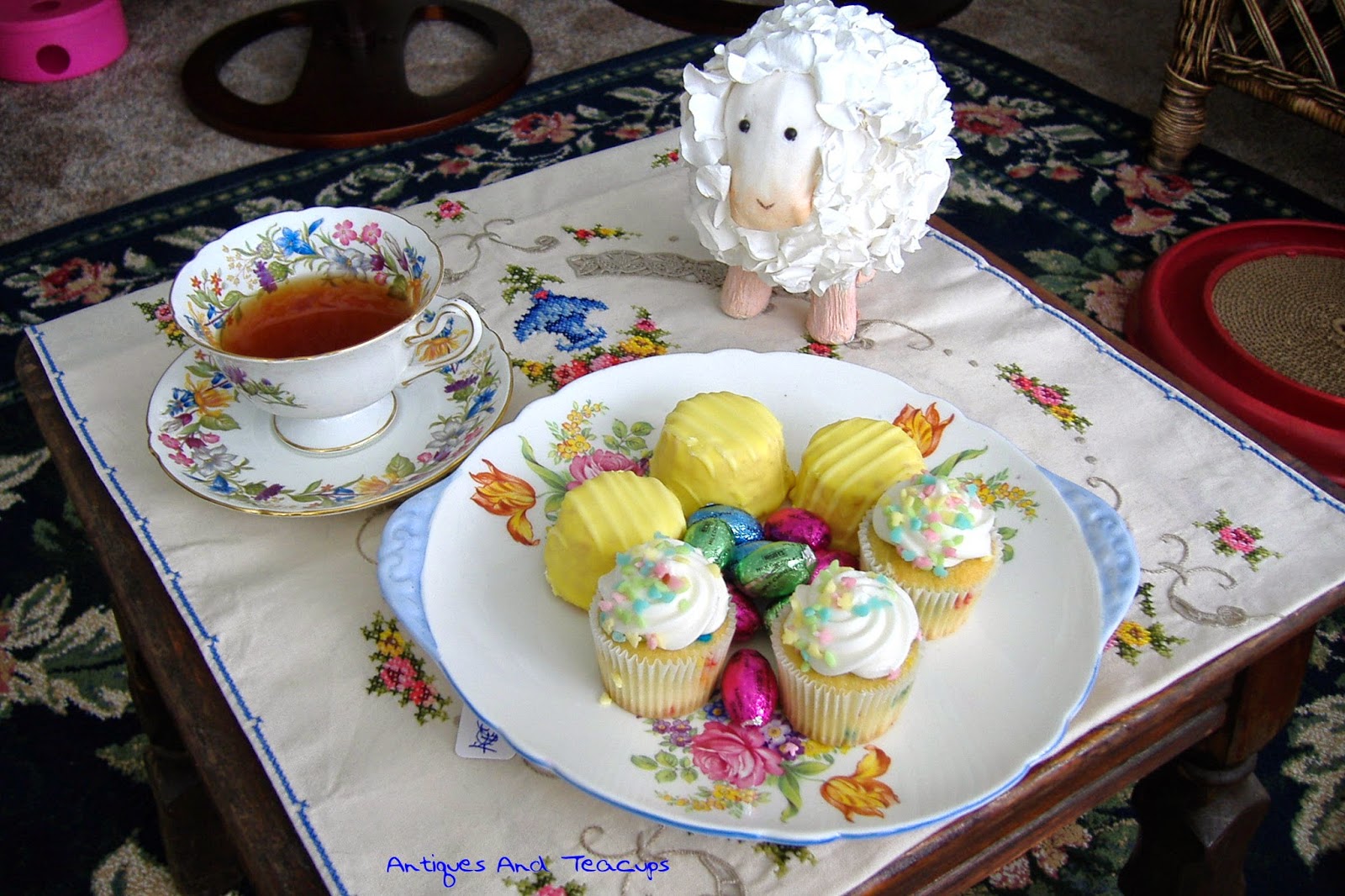 Antiques And Teacups: Tuesday Cuppa Tea Easter Week, Shelley Spring ...