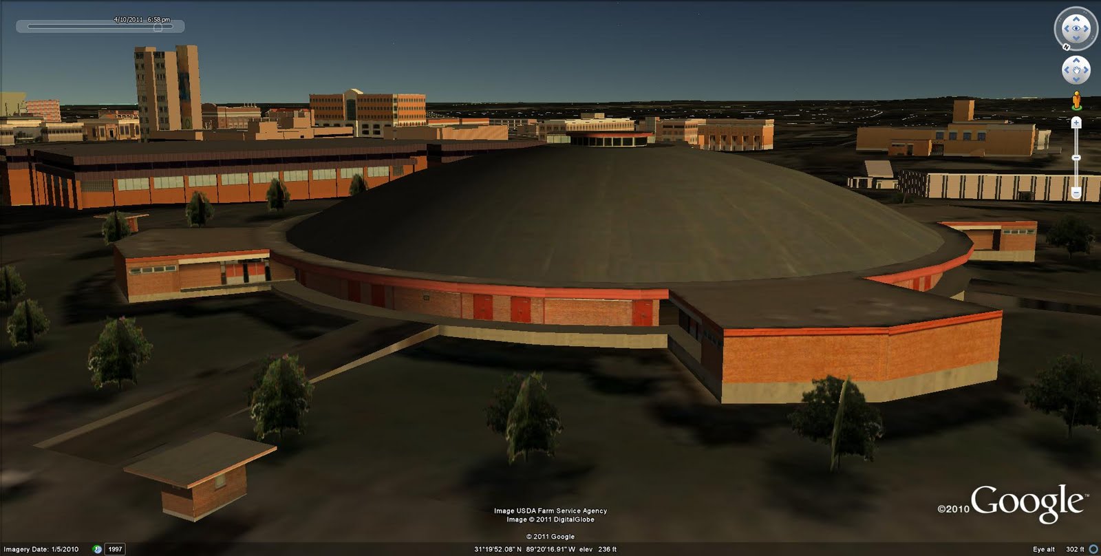 JC3D Studio: USM's Reed Green Coliseum