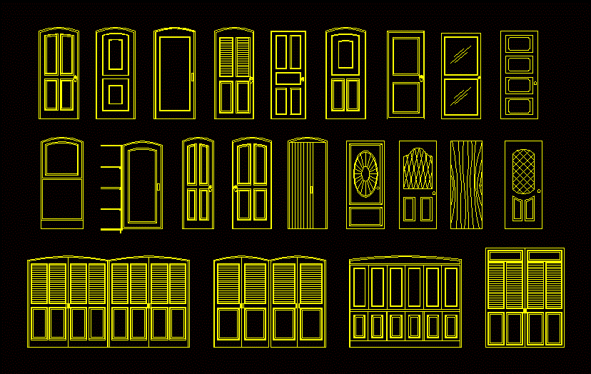 Puertas - BLOQUES PARA AUTOCAD GRATIS