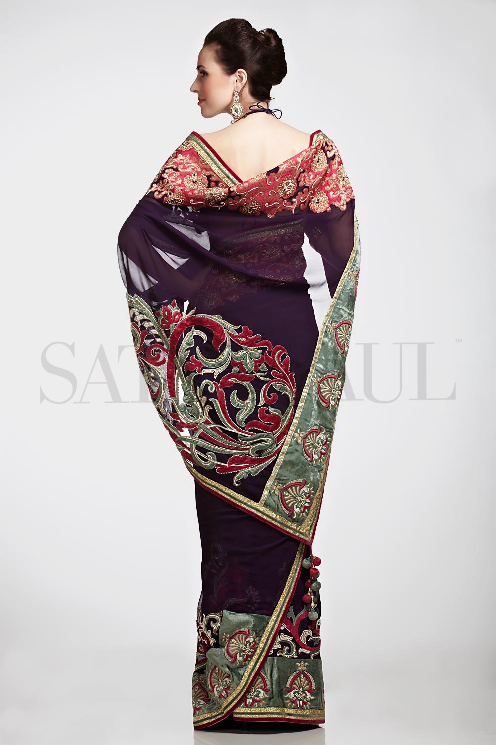 Satya Paul Embroidered Saree 2013 | Indian Bridal Sarees - Pakistani ...