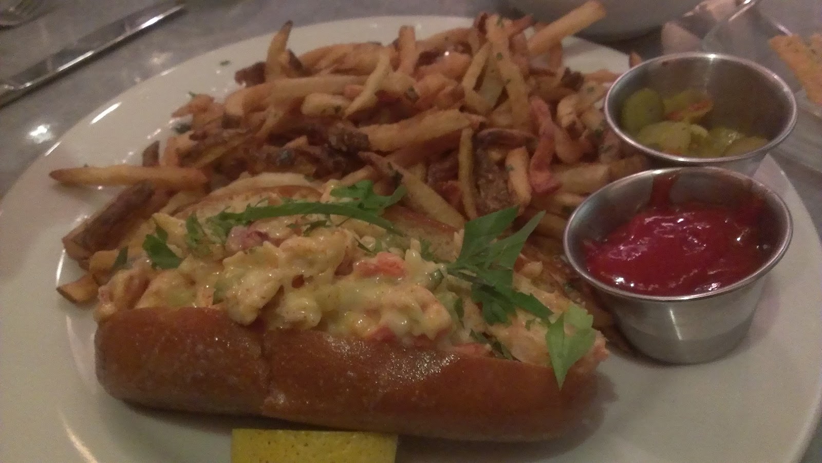 a hint of mustard.: a seafood craving.