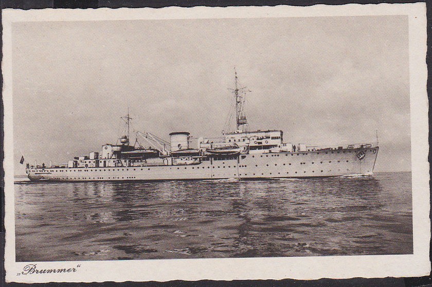 PoSeWe - Maritime Bilder: Brummer (Artillerieschulschiff)