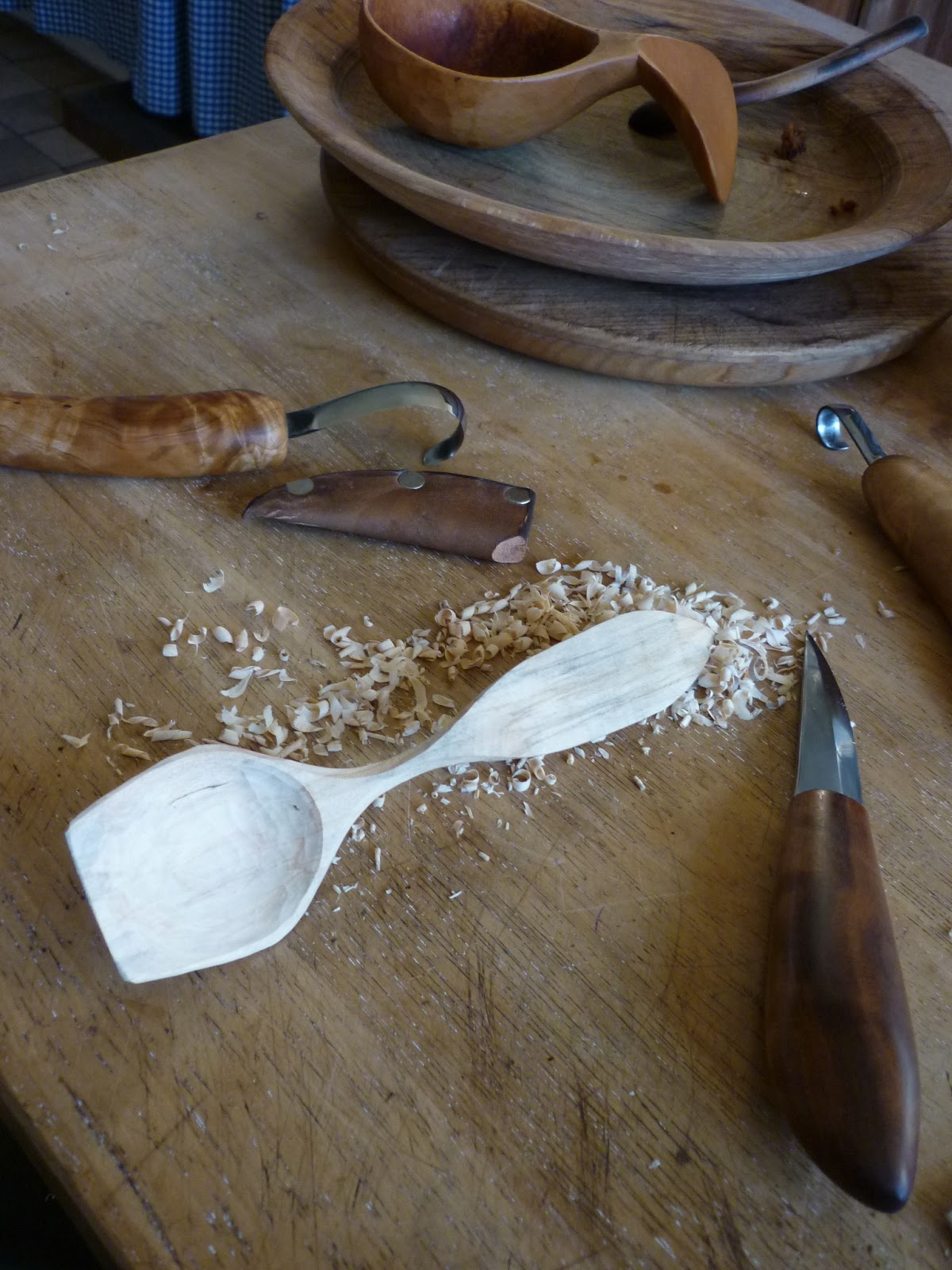Jon Mac.Spoon Carving First Steps: Recent Kuksa and spoons.