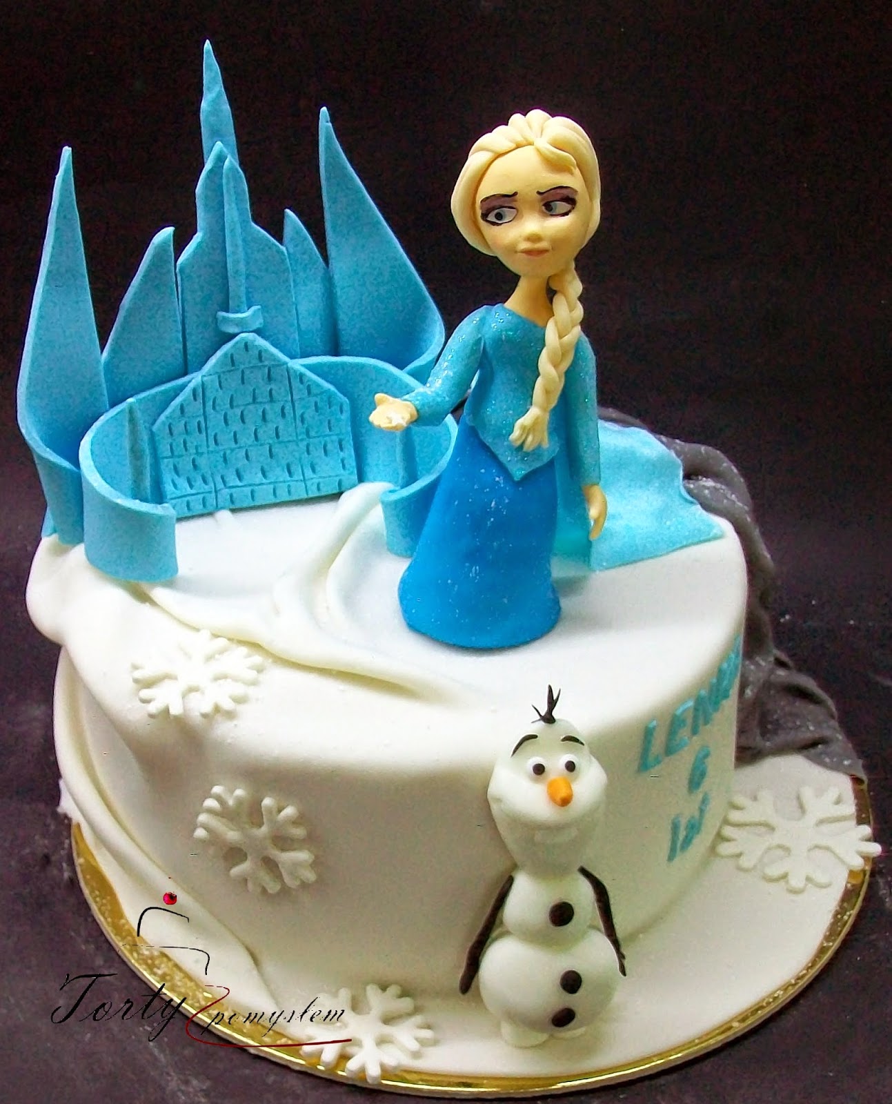 TORTY Z POMYSŁEM Kraków: Tort z Elzą dla Lenki.