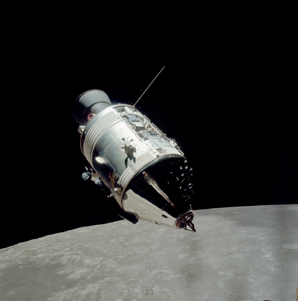 Data Deluge: Apollo Image archive: Apollo 17 Mission CSM during rendezvous