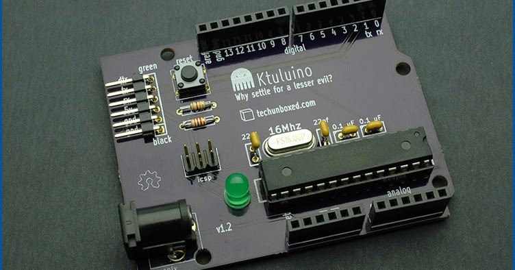 Techunboxed: Ktuluino - How to Build Your Own Arduino Clone