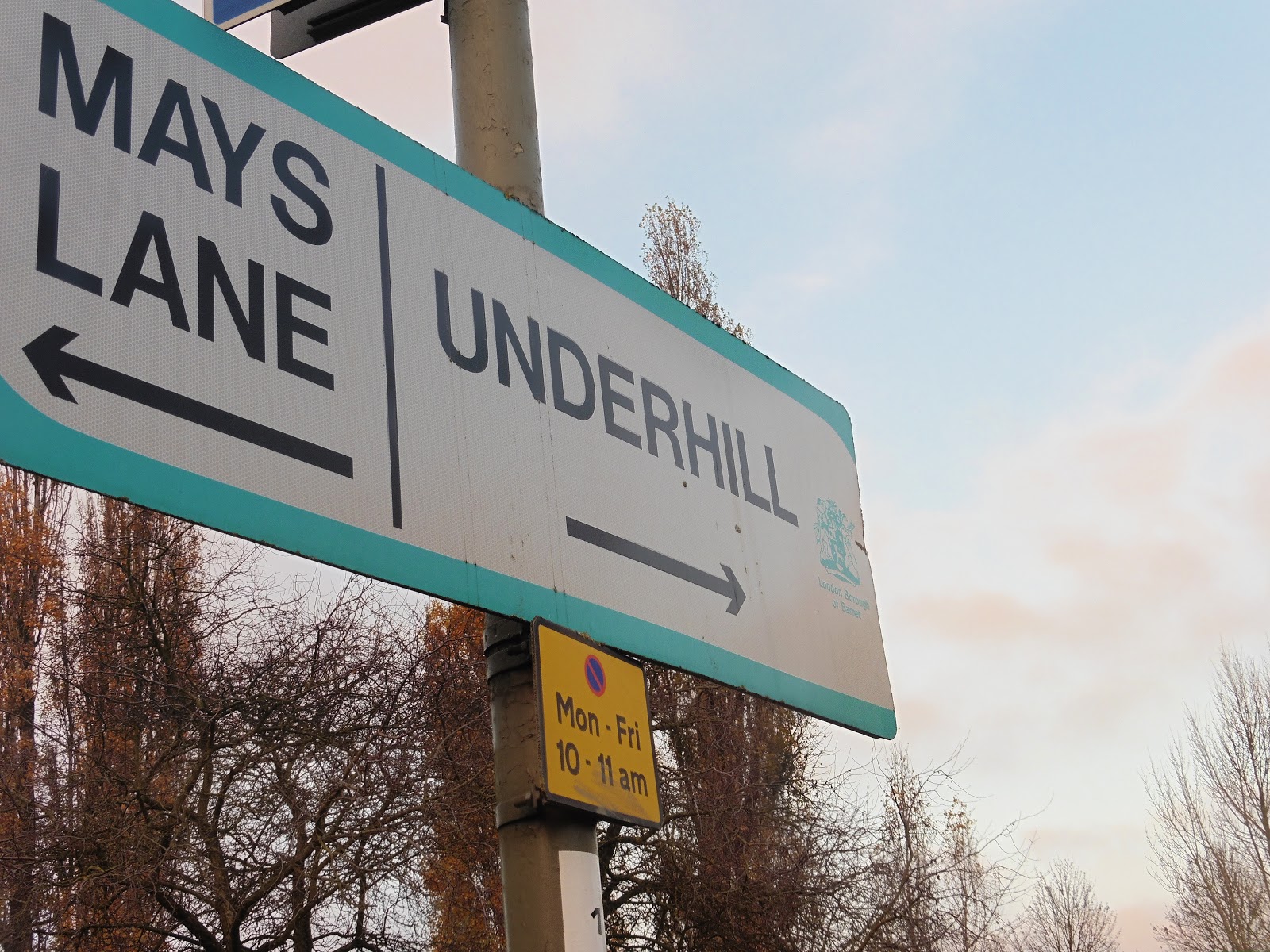 The Rainham End.: Underhill - Barnet