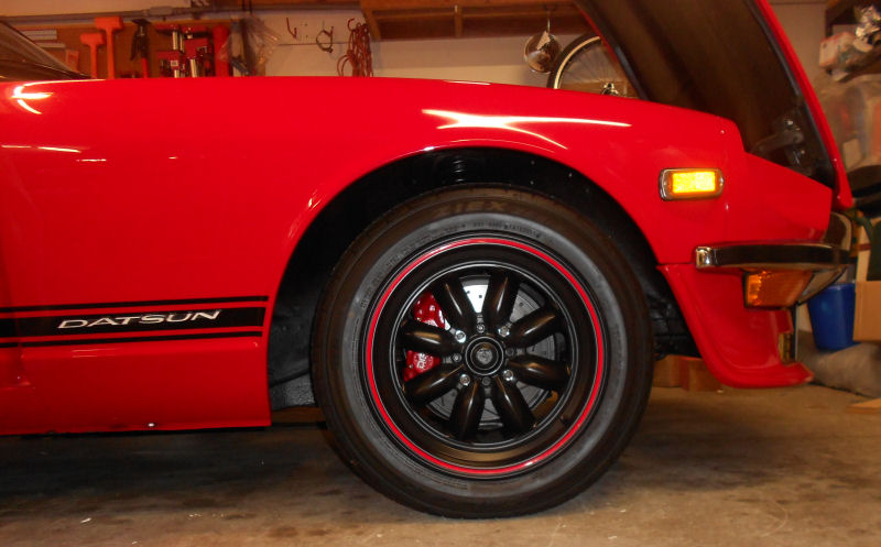 Datsun 240 Z rebuild: 240Z Wheels & Tires