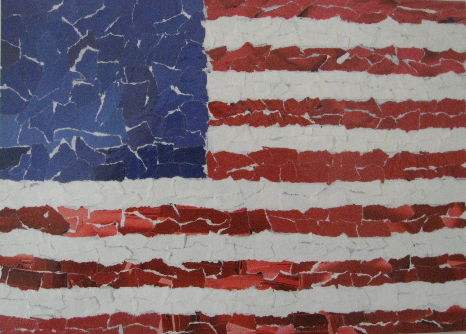 Cindy deRosier: My Creative Life: Flag Magazine Mosaics