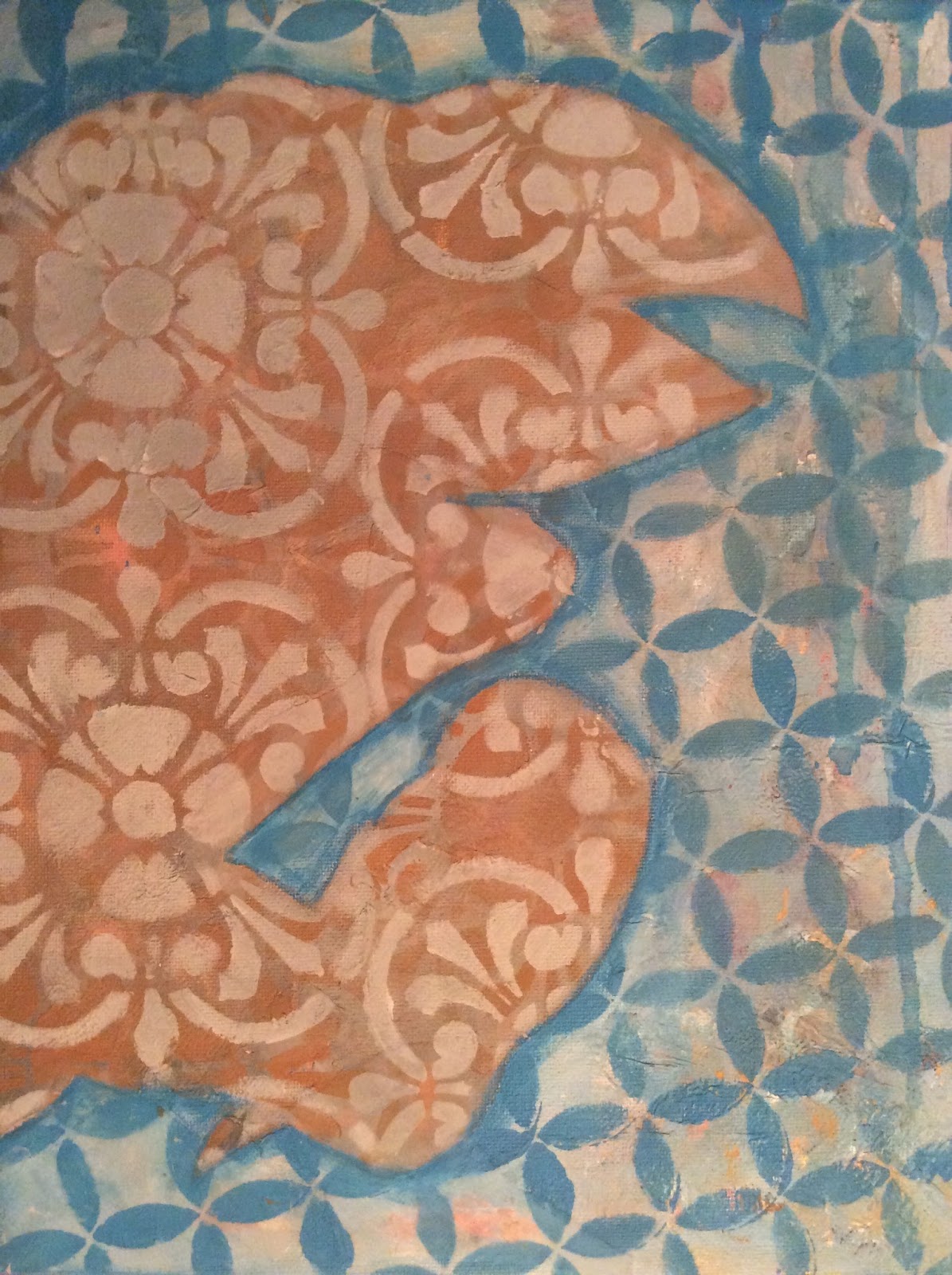 my artful nest: Painting in Reverse