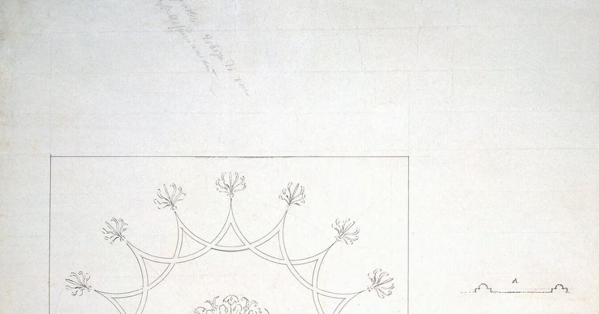 Design for a Ceiling, with the Author's Signature - Charles Cameron ...