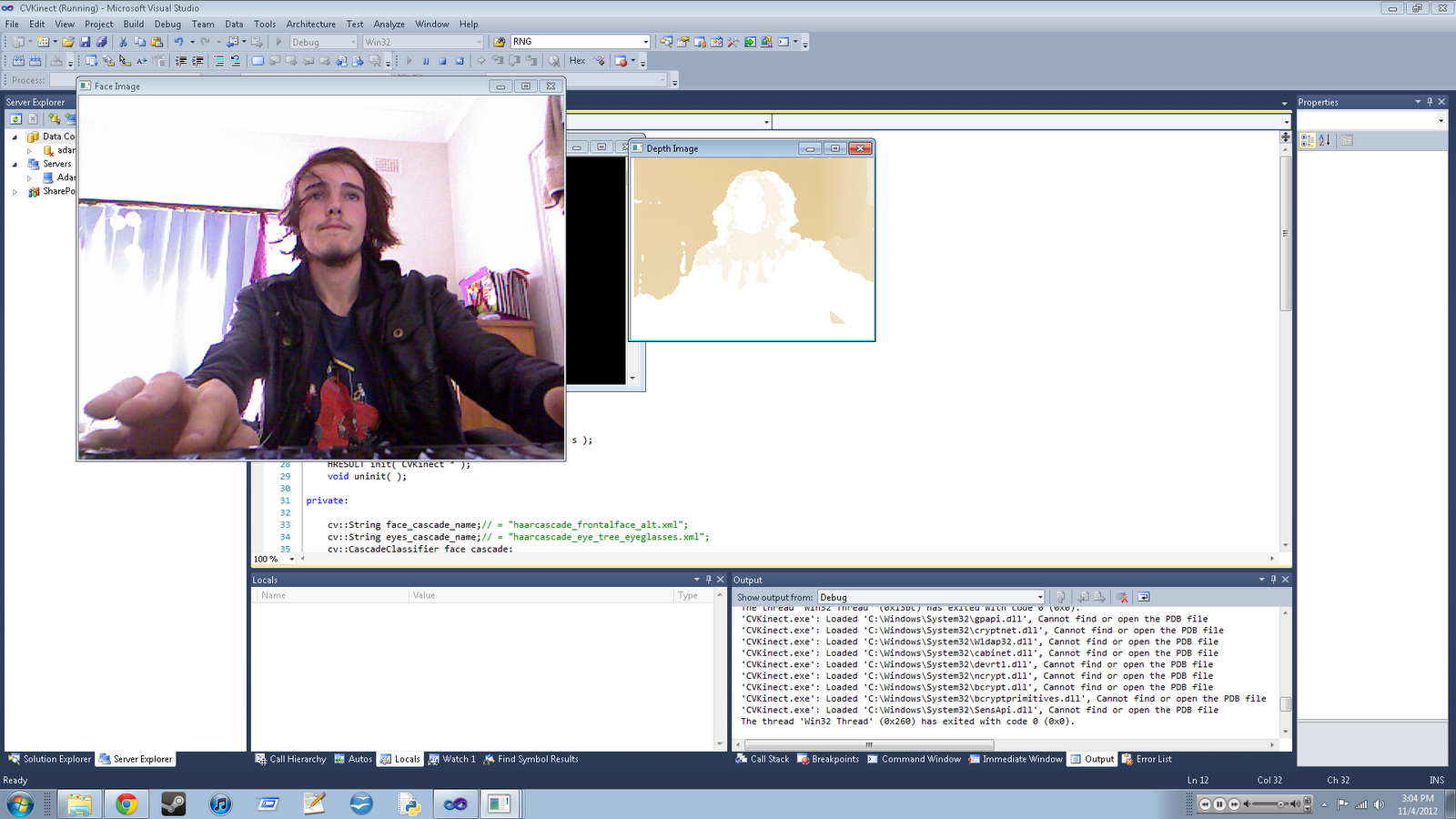 Wave To Kinect Project: Kinect Progress