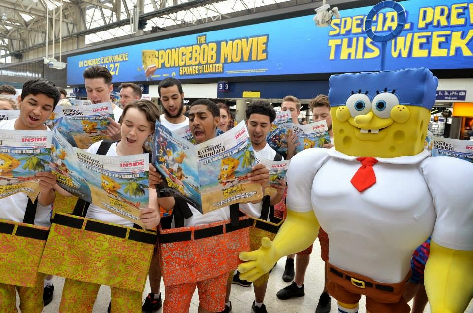 NickALive!: Nickelodeon Megastar SpongeBob SquarePants Spreads ...
