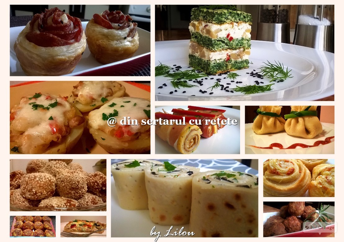 DIN SERTARUL CU REȚETE: Aperitive