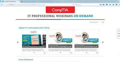 My Network Lab: CompTIA Webinar and Continuing Education Unit (CEU)