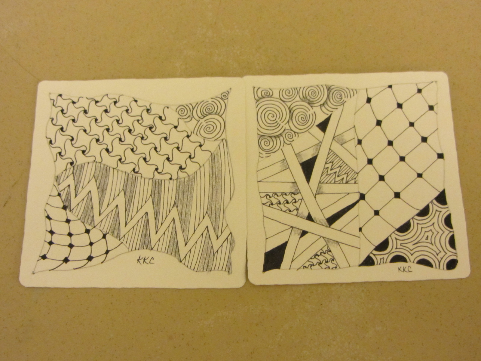 Di's Tangle Art: Tinley Park Basic Zentangle Class