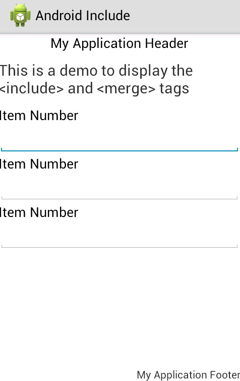 Programmers Sample Guide Android Include And Merge Layout Example