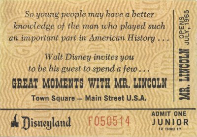 The Disney Archives and Mysteries: The Original Admission price to ...