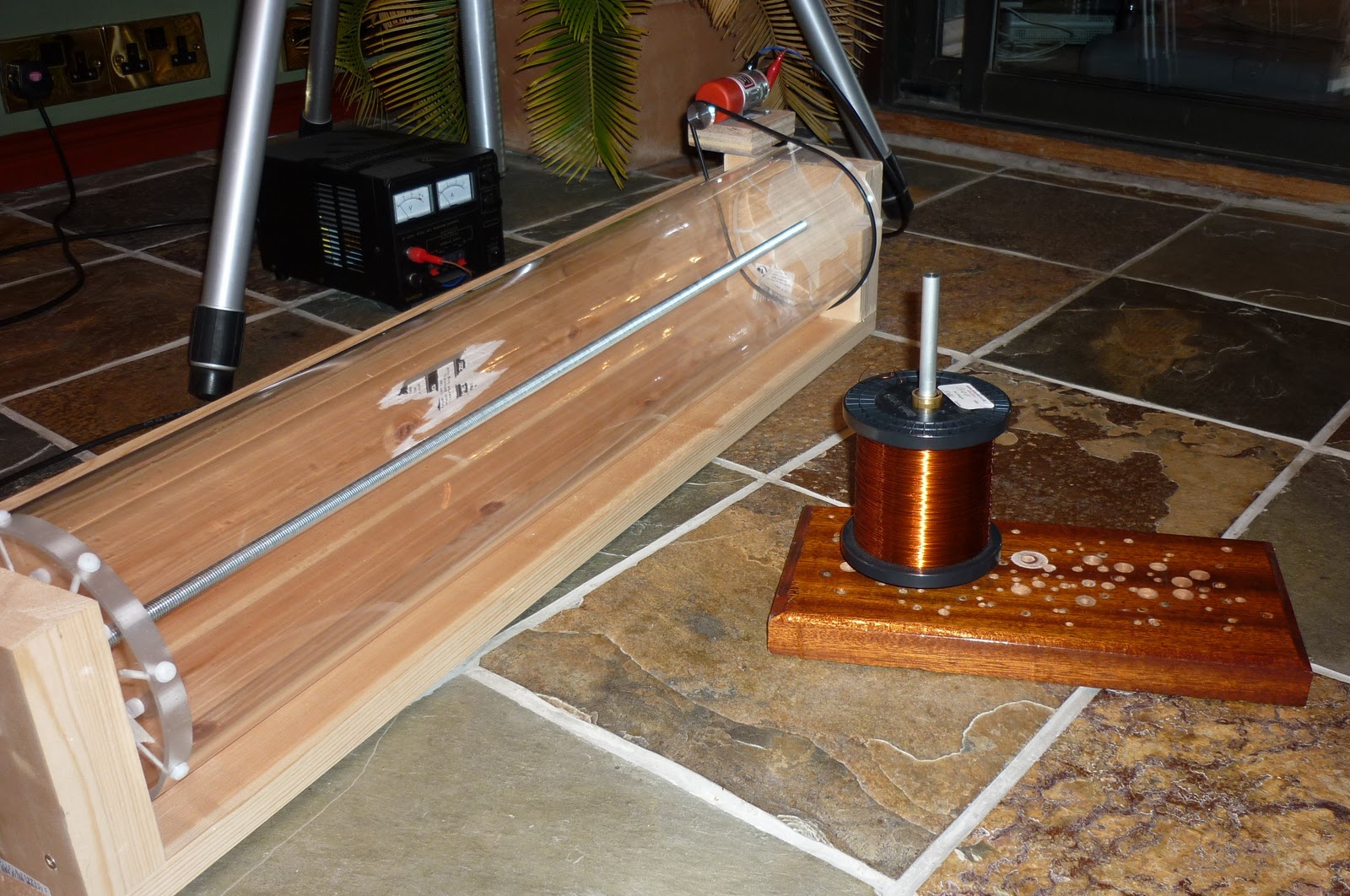 Paul's Tesla Coil Blog: Winding the Secondary Coil