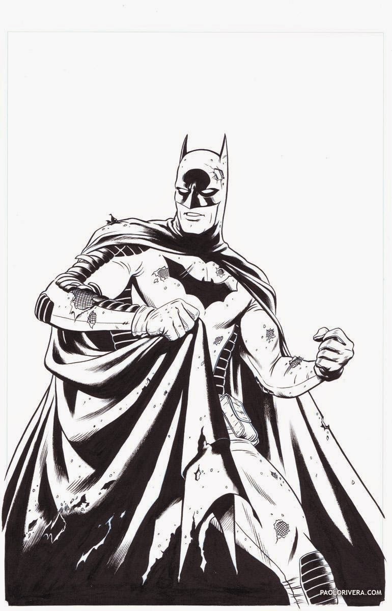 Fashion and Action: Batman Zero Year Cover Variant Art by Paolo Rivera