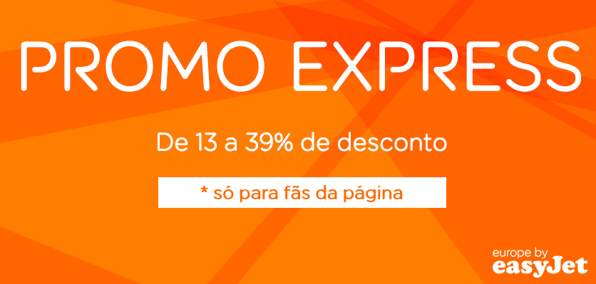 Bagagem de mão: Easyjet lança Promo Express com descontos até 39%