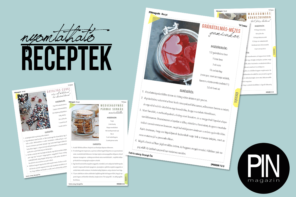 PIN tavasz - Nyomtatható receptek ~ PIN MAGAZIN
