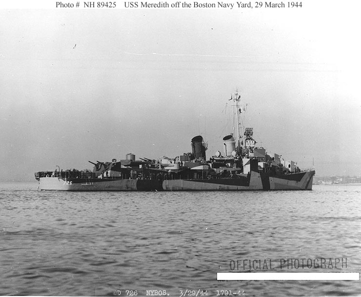 Naval Warfare: USS Meredith (DD-726)