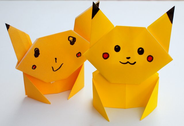 Paper Pikachu Origami