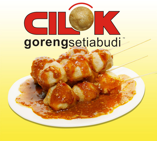 Bakso Cilok Goreng Setiabudi: Cilok bumbu pedasnya mantap! | Bakso Guide