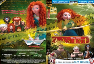 CARATULAS DVD LATINAS: VALIENTE brave dvd cover caratula