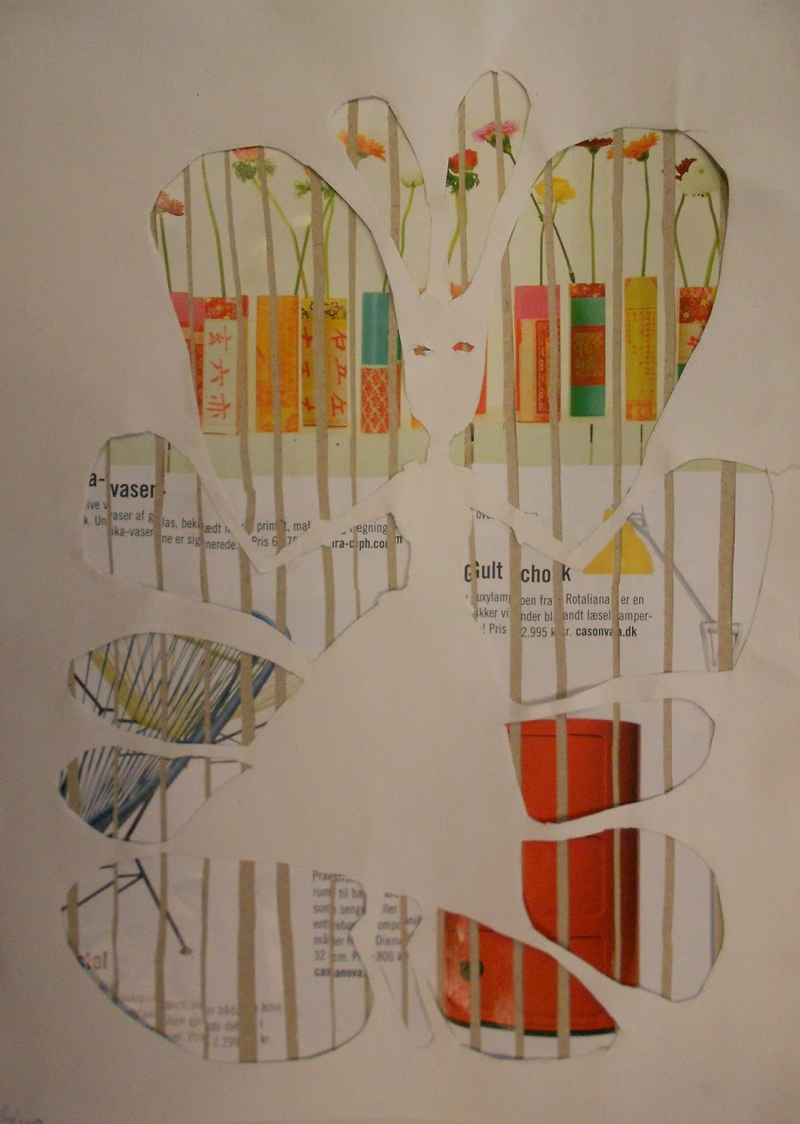 Bidt af billedkunst!: Papirklip og ugeblade